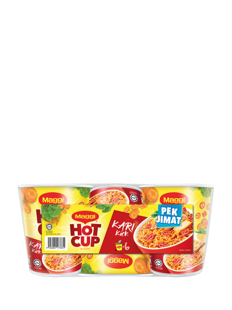 MAGGI HOT CUP CURRY 6X58G – Village Grocer - Central i-City