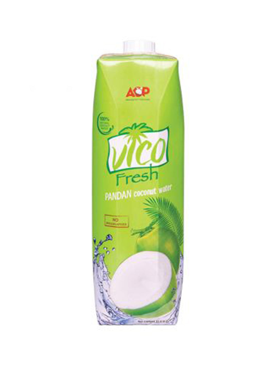 VICO PANDAN FLAVOR COCONUT WATER 1L – Village Grocer - Central i-City