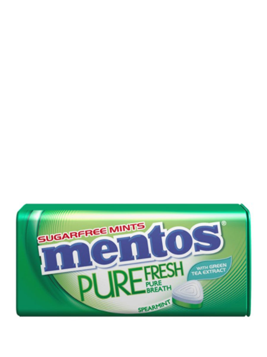 MENTOS PURE FRESH SPEARMINT TIN 35G – Village Grocer - Central i-City